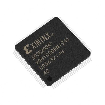 China XC3S200A-4VQG100C TQFP100 SMD IC Chip 68 I/O 1V for sale