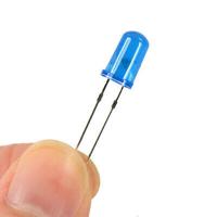 China LED Light-Emitting Diode F5 Round-Tip Red Emitting Red Short Leads 5mm Green Emitting Green Long Leads with Flange F5 Through-Hole High-Brightness Lamp Bead for sale