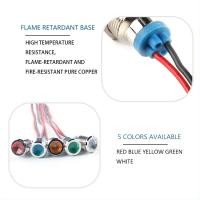 China 6/8/10/12/16/19/22mm Compact Metal LED Indicator Lights Operational Equipment Signal Indicators for sale