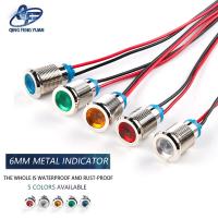 China 6/8/10/12/16/19/22mm Compact Metal LED Indicator Lights Operational Equipment Signal Indicators for sale