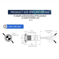 China 6/8/10/12/16/19/22mm Compact Metal LED Indicator Lights Operational Equipment Signal Indicators for sale
