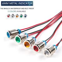 China 6/8/10/12/16/19/22mm Compact Metal LED Indicator Lights Operational Equipment Signal Indicators for sale