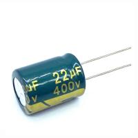 China 400V 22μF 8*16 Aluminium Electrolytic Capacitor 16V/25V 220μF High-Frequency Low ESR Through-Hole Electrolytic Capacitor for sale
