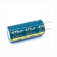 China 400V 22μF 8*16 Aluminium Electrolytic Capacitor 16V/25V 220μF High-Frequency Low ESR Through-Hole Electrolytic Capacitor for sale