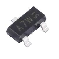 China BAV99-QR high-speed switching diode, utilising a compact SOT23 (TO-236AB) surface-mount device (SMD) plastic package. for sale