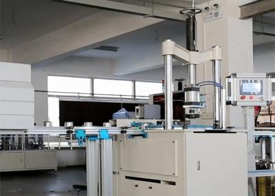 China PLFJ-110 35–45 Cans/Min Air Filter Production Line Full Auto High Speed Turntable Seaming for sale