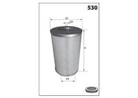 China Air Filter Pa2521 Overall Length 419mm Galvanized Iron Cover Galvanized material filter for sale
