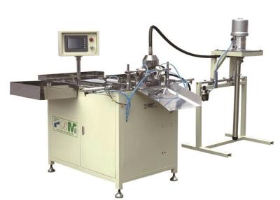 China Full Auto End Cap Gluing Machine For 50 - 110 Mm End Caps for sale