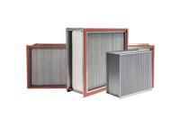 China Aluminum Frame HVAC Plate Air Conditioning Filter Industrial Hepa Air Purification for sale