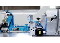 China Semi Auto Cabin Air Filter Gluing Machine Capacity Hot Melt Adhesive Machine for sale