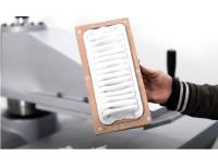 China Heat Sealing Filter Cutting Air Filter Manufacturing Machines Toyota 60mm for sale