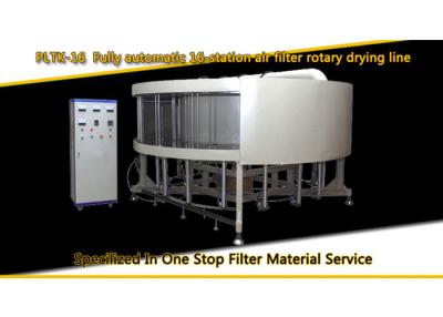 China PLTK-16 Full Auto 16 Station Air Filter Production Line HDAF Turntable Curing Heavy Duty for sale