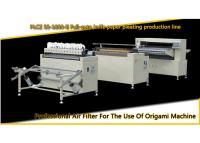 China PLCZ55-1050-II Knife Paper Rotary Pleating Machine 8-55mm Pleating Height Full Auto for sale