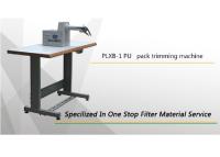 China Manual Car Air Filter Pack Trimming PU Filter Making Machine for sale