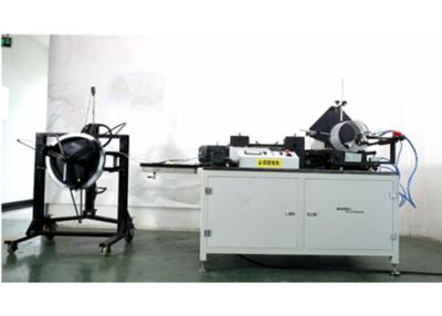 China Full Auto Diamond Mesh Spiral Pipe Center Crimping Filter Making Machine for sale