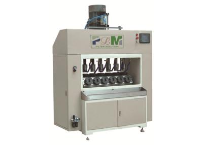 China Rotary Six Station Automatic Tapping Machine Air Filter Production Line for sale