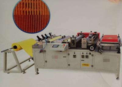 China 50m/Min Rotary Paper Air Filter Pleating Machine 380V 50Hz for sale