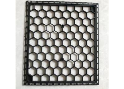China Black Filter Material Square Fixed Support Plastic Net for sale