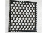 China Black Filter Material Square Fixed Support Plastic Net for sale