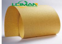 China 130g/M2 Yellow Fuel Hepa Air Filter Paper Material for sale