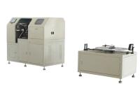 China 35pcs/Min Filter Cutting Machine Full Auto Center Spiral Pipe Making for sale