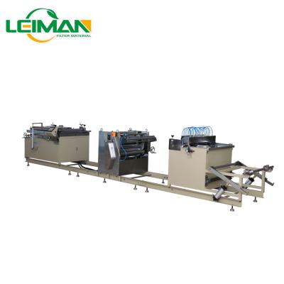 China Rotary Filter 35 M/Min Paper Pleating Machine PLGT-600N Full Auto for sale