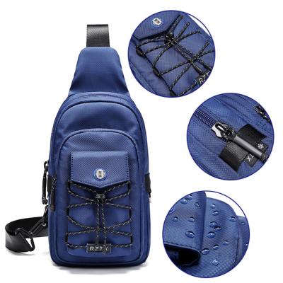 China ODM OEM Oxford Textile Sports Crossbody Chest Sling Bags 18*9*28cm for sale