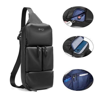 China Anti Theft Water Resistant Mens Vest Chest Sling Bags 0.44kg for sale