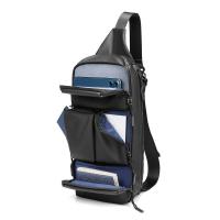 China Anti Theft Water Resistant Mens Vest Chest Sling Bags 0.44kg for sale