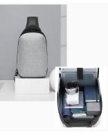 China All Seasons 6L Oxford Textile Chest Sling Bags 17*10*30cm for sale