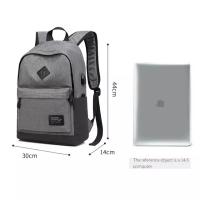 China 18.5L Oxford Cloth USB Student School Backpack 30*14*44cm for sale