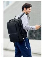 China 38L Xiaomi Fabric Men Business Backpack With USB for sale