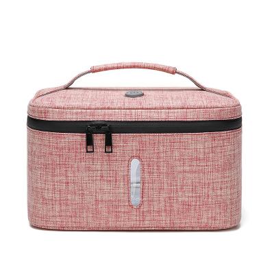 China USB Rechargeable UV Light Sanitizer Travel Cosmetic Bags 26*19*15cm for sale
