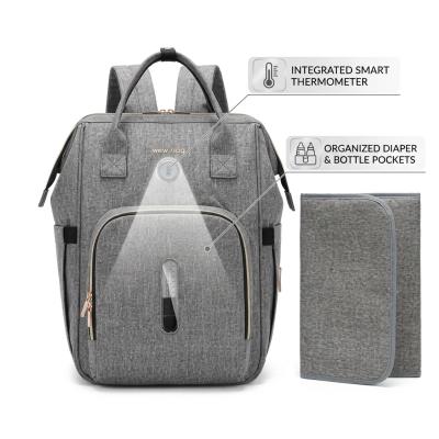 China Smart Anti-Theft Motion Detection Travel Backpack USB Charging 27L Oxford Daypack for Men for sale