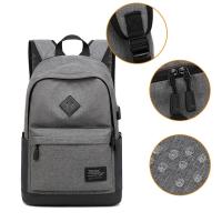China 18.5L USB Waterproof Student School Backpack 30*14*44cm for sale