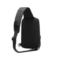 China Black Gray 5L Shoulder Crossbody Mens Chest Sling Bag 0.53KG for sale