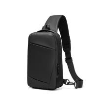 China Black Gray 5L Shoulder Crossbody Mens Chest Sling Bag 0.53KG for sale