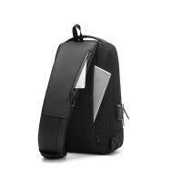 China Black Gray 5L Shoulder Crossbody Mens Chest Sling Bag 0.53KG for sale