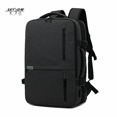 China Adjustable Shoulder Strap Corporate Men Business Backpack With 1 Front Pocket for sale