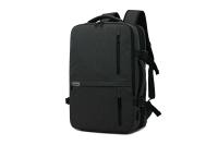 China Black Business Men'S Executive Backpack With Zipper Closure for sale