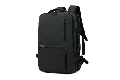 China Black Business Men'S Executive Backpack With Zipper Closure for sale