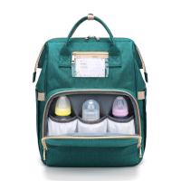 China New Portable Folding Crib Mom Bag Out Portable Multi-functional Shoulder Mother and Baby Bag baby diaper bag for sale