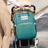 China New Portable Folding Crib Mom Bag Out Portable Multi-functional Shoulder Mother and Baby Bag baby diaper bag for sale