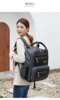 China Luxury Mommy Travel Waterproof Baby Diaper Backpack Multifunctional  Laptop Bag for Mom&Dad Diaper Bag for sale