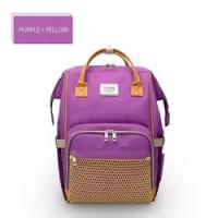 China Waterproof Women Backpack Multi-function Diaper Baby Bag With USB Changing Colorful Backpack For Girls for sale