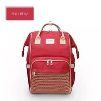 China Waterproof Women Backpack Multi-function Diaper Baby Bag With USB Changing Colorful Backpack For Girls for sale