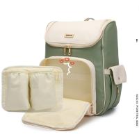China New Large-capacity PU Leather Diaper Bag Waterproof Shoulder Mommy Backpack With Stroller Strap For Mom for sale