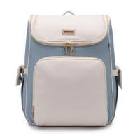China New Large-capacity PU Leather Diaper Bag Waterproof Shoulder Mommy Backpack With Stroller Strap For Mom for sale