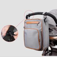 China Multifunctional Baby Bag Waterproof Travel Backpack Business Shell Mummy Diaper Bag With Stroller Strap For Mom&Dad for sale