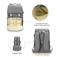 China Waterproof Mommy Diaper Bag Large Capacity Backpack Organizer Multifunction Baby Bags With Stroller Strap For Mom&Dad for sale
